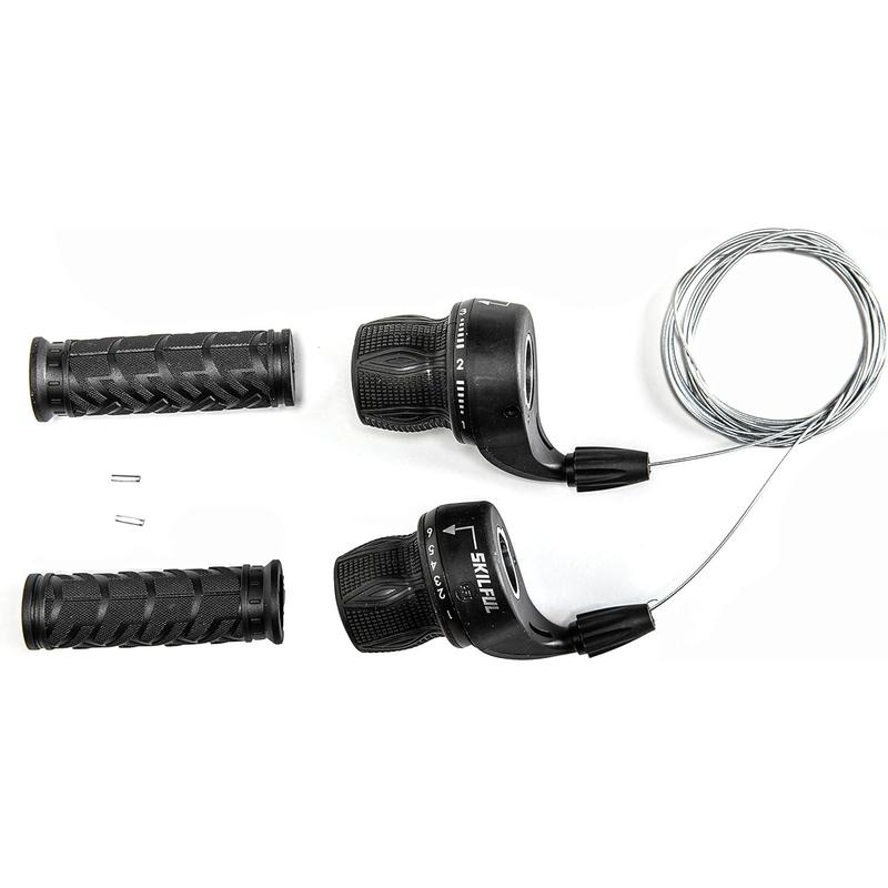 MEGHNA Bicycle 18 Speed Shifter Twist Shifter Lever 3x6 Speed Grip ...
