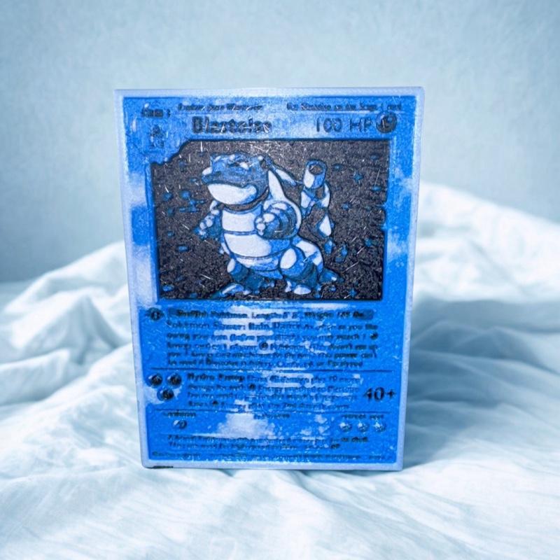 First Edition Blastoise Replica Pokémon Card | Add Some Nostalgia to ...