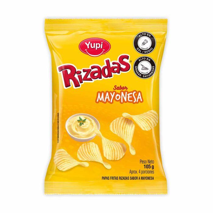 Yupi Rizadas Mayonesa Mayonnaise Flavored Chips 105g Package - TikTok Shop