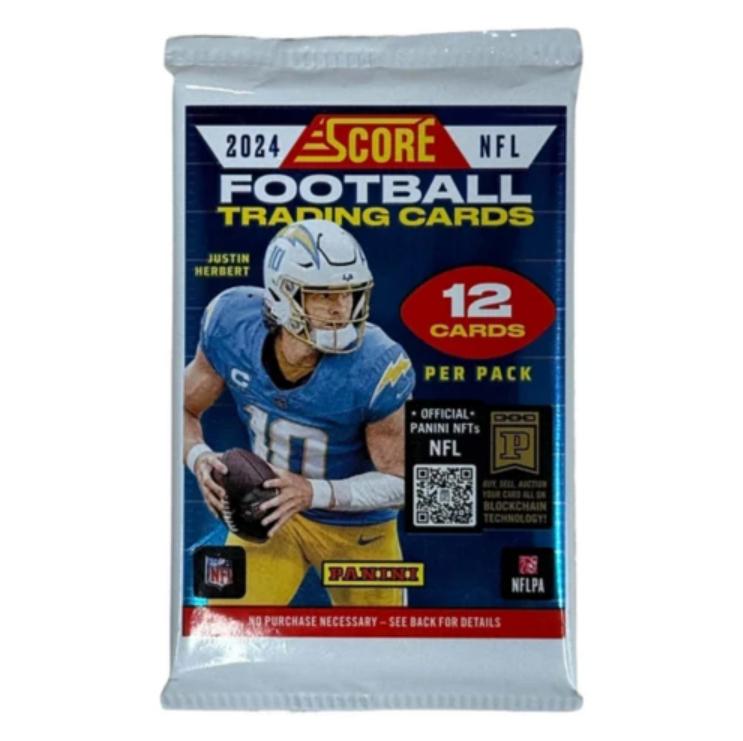Score 2024 Football Trading Cards - 12 Cards Per Pack - Original Design ...