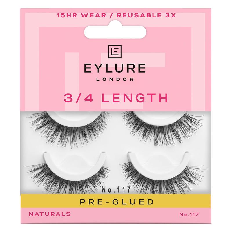 Eylure Pre-Glued Wispy Light Texture Eyelashes, No.117, Twin - TikTok Shop