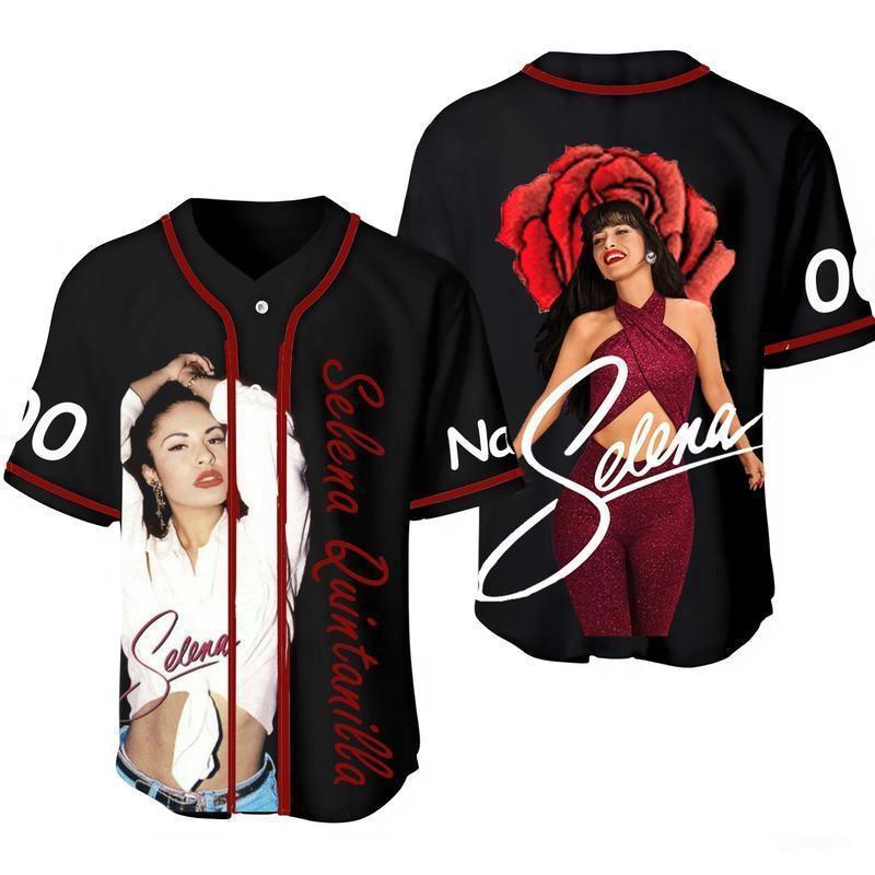 Vintage Selena Baseball Jersey, Selena Quintanilla Mexican Singer ...