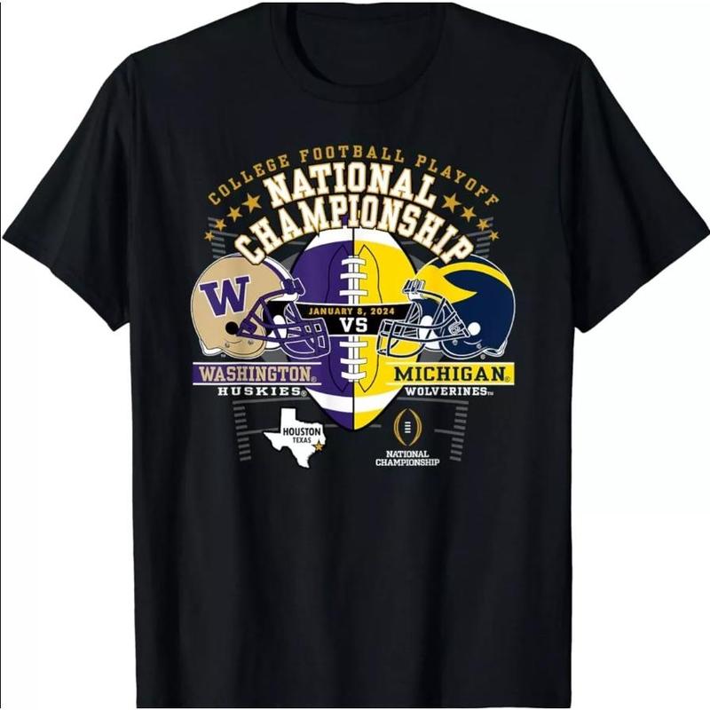 Washington vs Michigan 2024 CFP National Championship T Shir - TikTok Shop