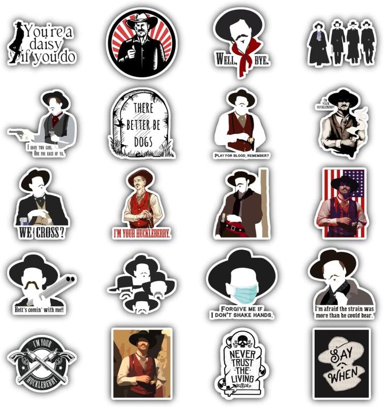 Tombstone 20 Pcs Stickers Waterproof & Scratch Resistant Vinyl - TikTok ...