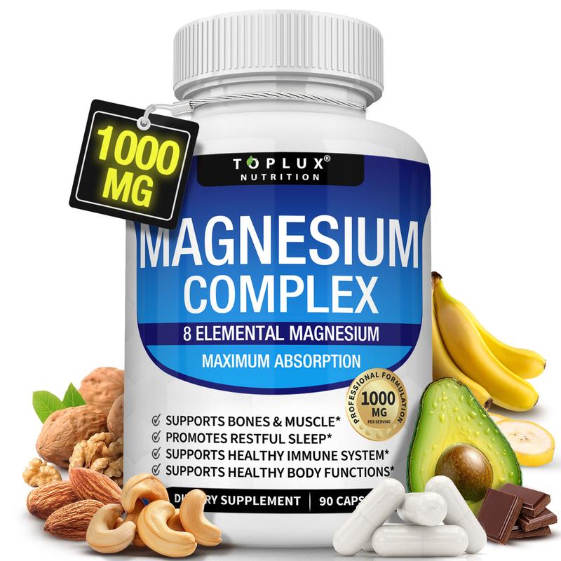 Magnesium Complex 8 Essential Magnesium Supplement Fitness Edible ...