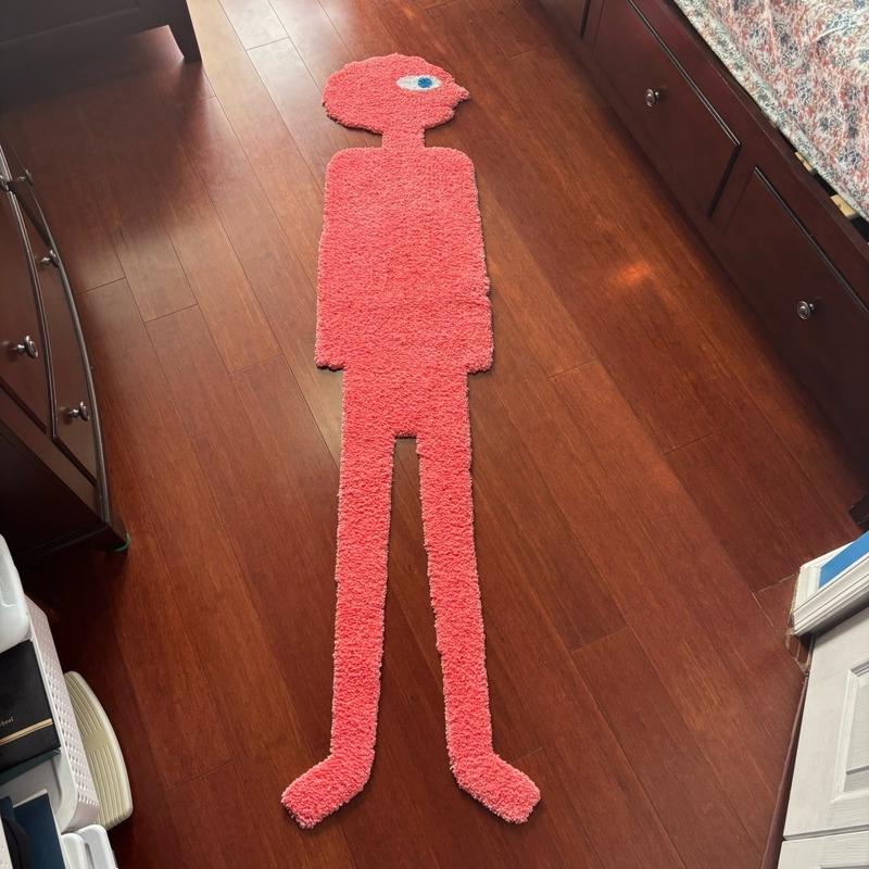 Prismo Tufted Rug - Handmade, 6FT Tall, Room Decor, Anime, Decor ...