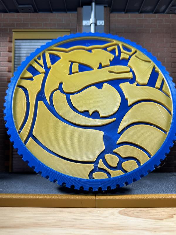 3D Printed Blastoise Ranger Inspired Power Coin Wall Decor - TikTok Shop