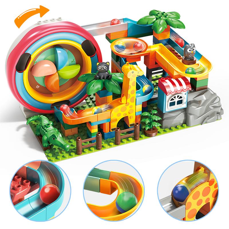 Electric Marble Run Building Blocks for Ages 4-8, Marble Track - TikTok ...