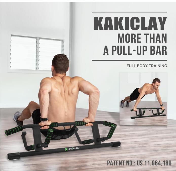 Upgrade Multi-Grip Pull Up Bar with Smart Larger Hooks Technology ...