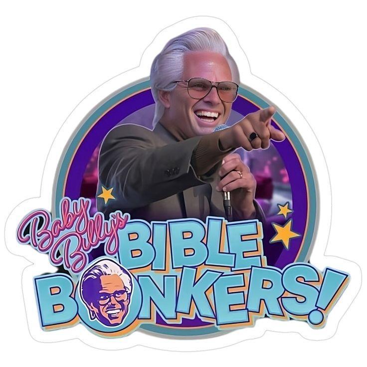 Bible Bonkers Sticker, Uncle Baby Billy Sticker Decal, The Righteous - TikTok Shop