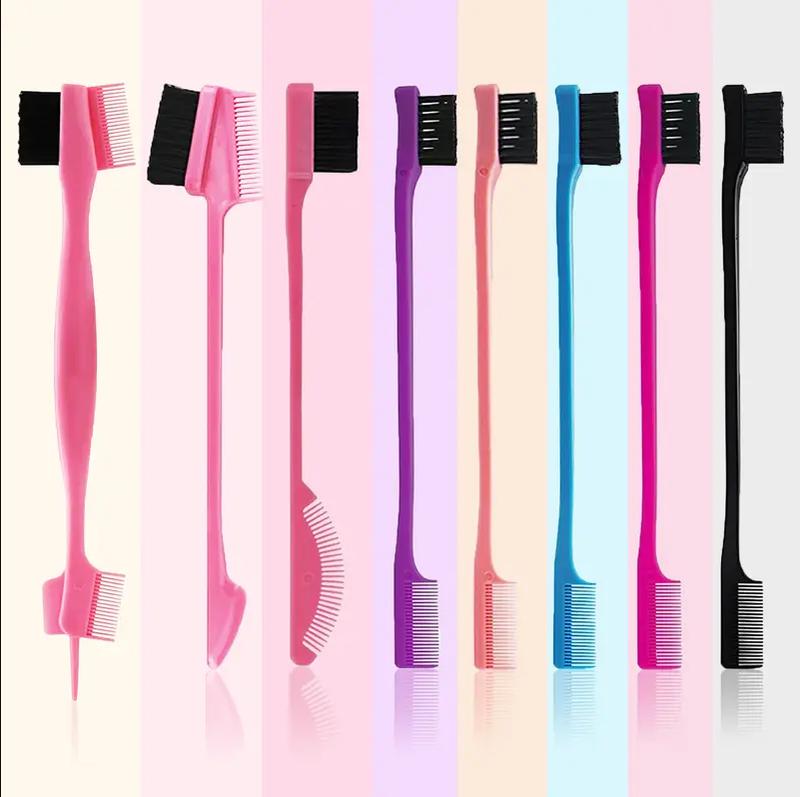8 Pieces Hair Styling Comb Set Teasing Rat Tail Brush for Edge&Back ...