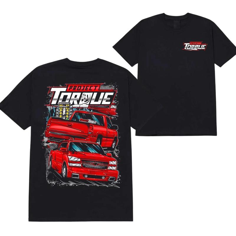 Project Torque Red Silverado Racing T-shirt, Stylish Car Merch for ...