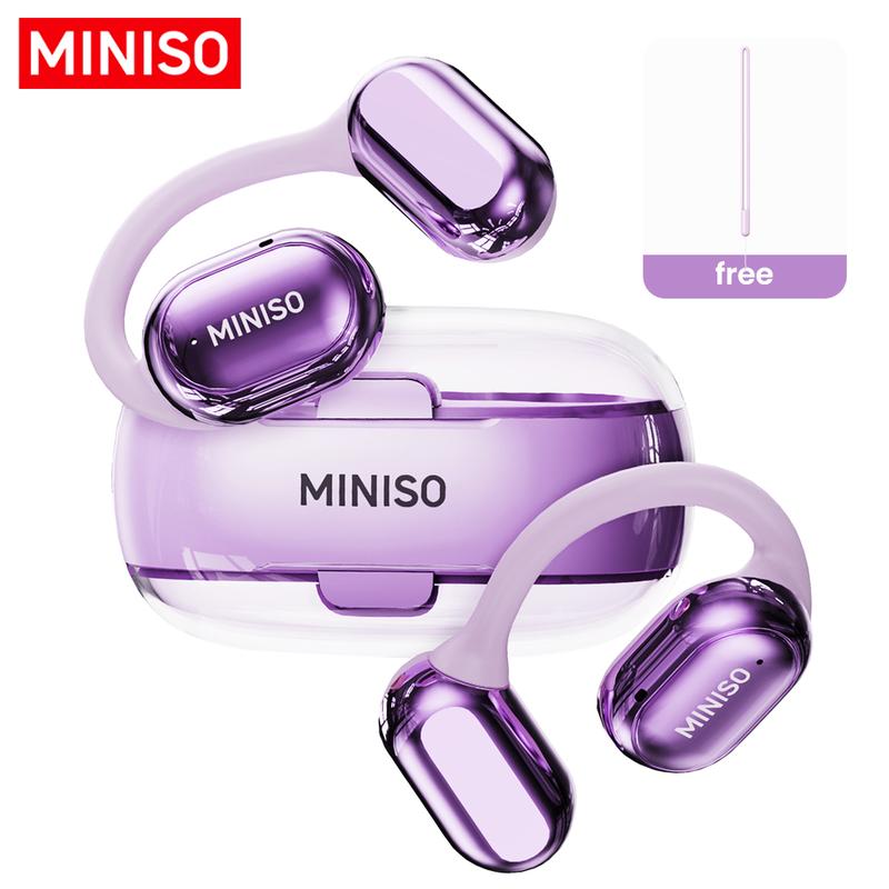 MINISO X39 Open Ear Bluetooth 5.4 Headphones, True Wireless Over ...