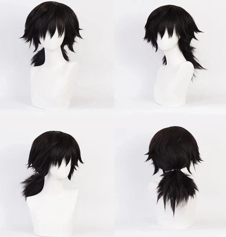 Anime kemetsu no yaiba‘s Giyu Tomioka style Cosplay Wig Hair - TikTok Shop