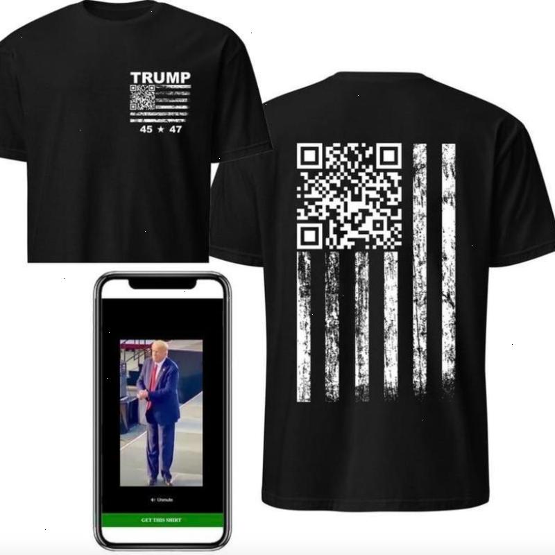 YMCA Troll 45-47 T-Shirt – Funny Trump QR Code Tee with 2-sided ...