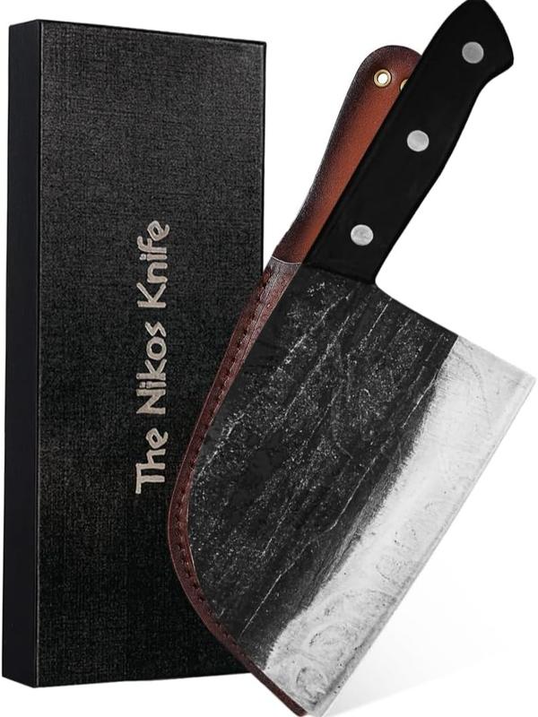 The Nikos Knife 6.7” Hand-Forged Serbian Chef Knife - High Carbon ...