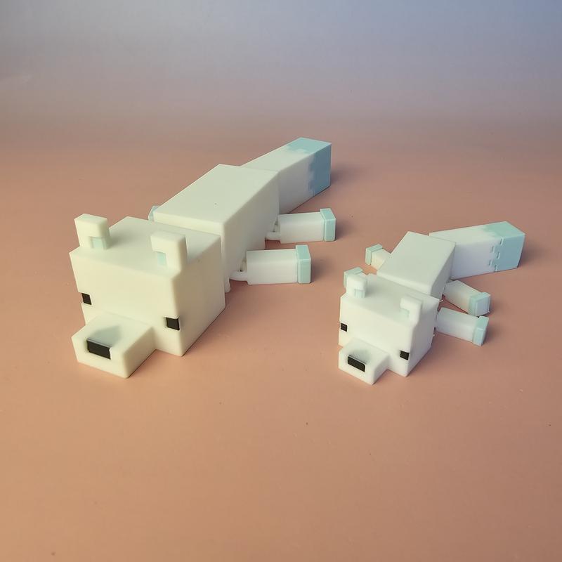Snow Fox Minecraft 3D Printed | Snow Fox | White Snow Fox | Minecraft ...