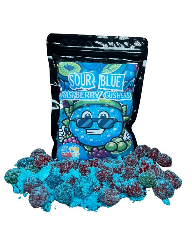 Sour Blue Raspberry Gushers - 8 oz candy Snack Sweet - TikTok Shop