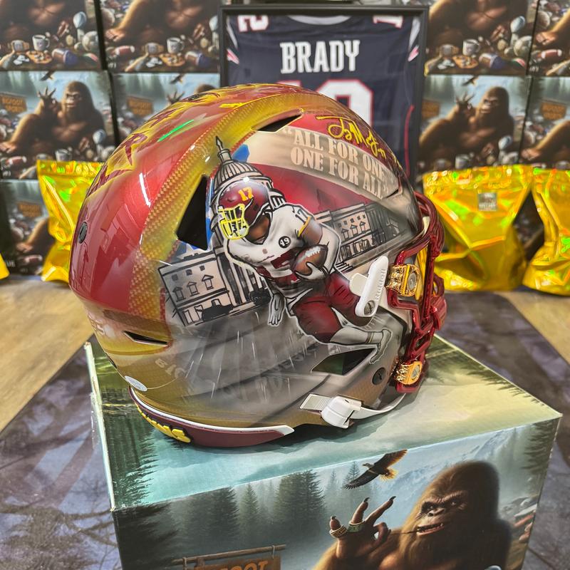 Terry Mclaurin "Scary Terry" KBC Custom Painted Full-Size SPEEDFLEX ...