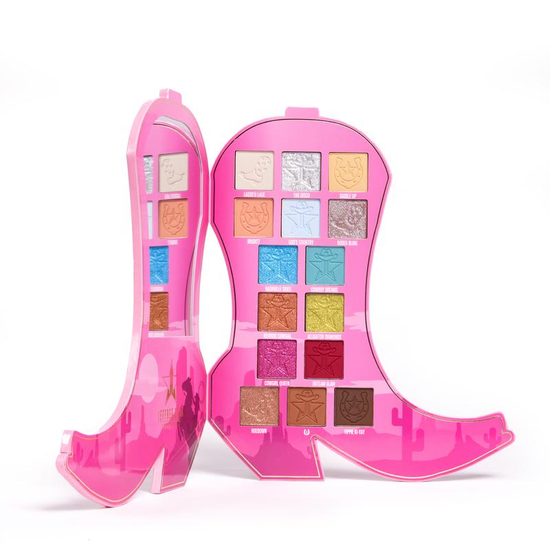 Jeffree Star Cosmetics Cowgirl Queen Artistry Palette - Pink Boot ...