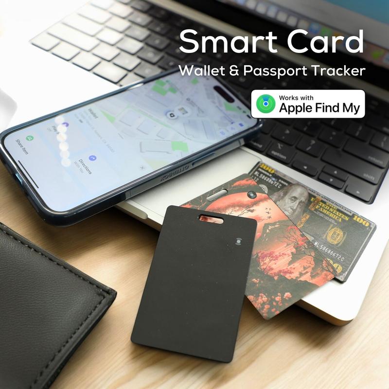Wallet Smart Tracker Card(iOS Only) - Rechargeable Wireless Smart ...
