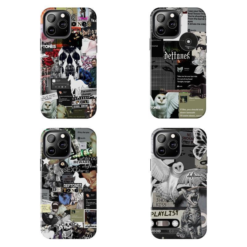 Deftones Vintage Collage Collection Phone Case For iphone 16 15 14 13 ...