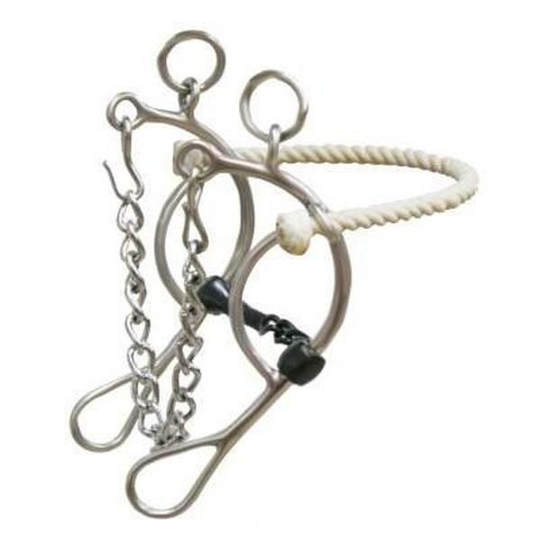 Stainless Steel Rope Nose Twisted Center Gag Bit w/ 5" Mouth - TikTok Shop