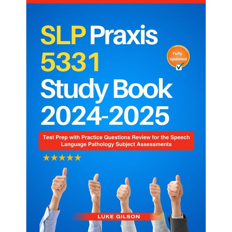 SLP Praxis 5331 Study Book 2024-2025: Test Prep with Practic - TikTok Shop