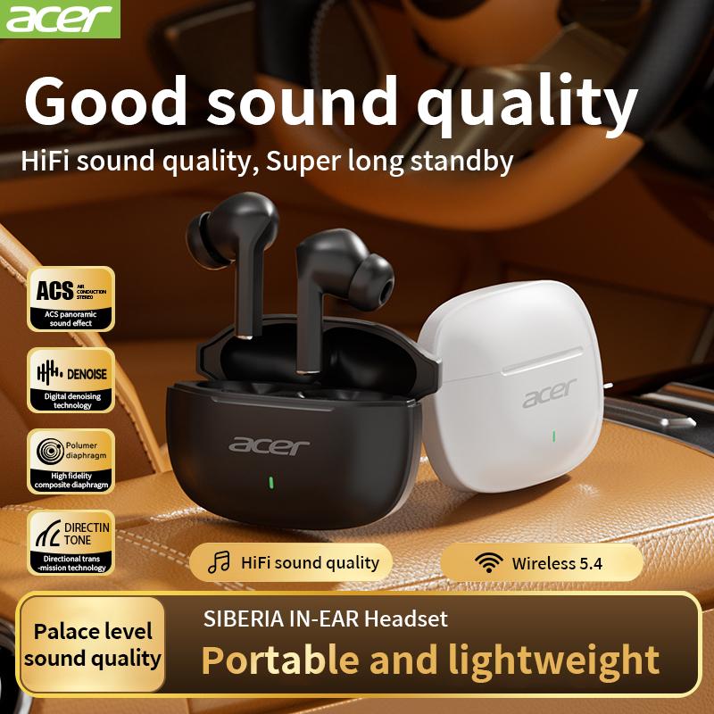 Acer OHR504 Mini Sport Wireless Earbuds, In-Ear Noise-Canceling Headset ...
