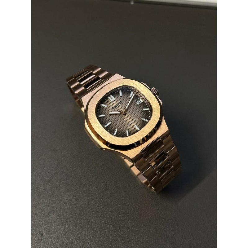 Seiko Mod Seikonaut: Rose Gold Chocolate dial - TikTok Shop