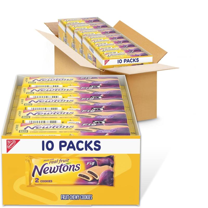 Newtons Soft & Fruit Chewy Fig Cookies, (Fig Bars), 40 Snack Packs (2 ...