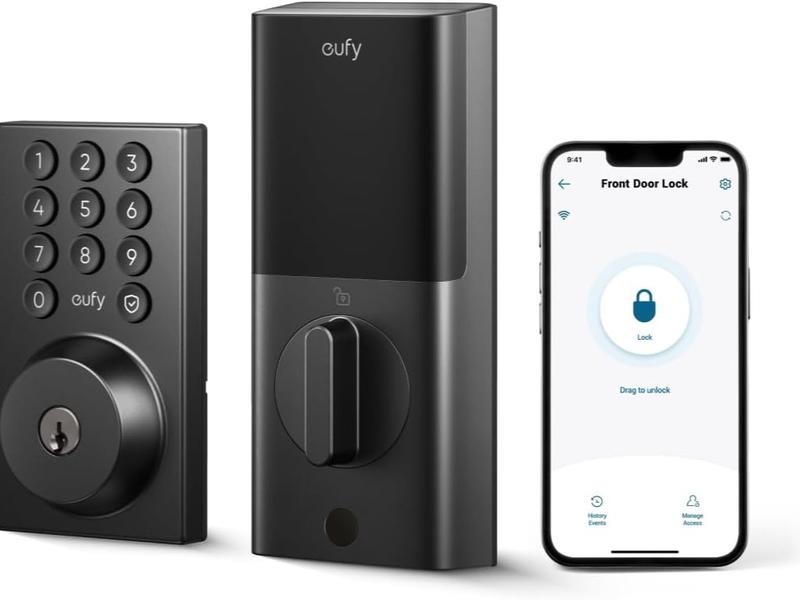eufy Security Smart Lock C30, Keyless Entry, Built-in WiFi Deadbolt ...