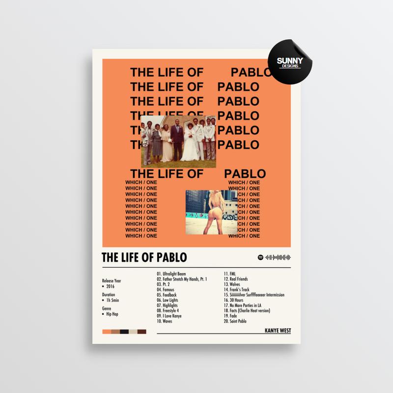 The Life of Design Pablo Album Cover Poster - TikTok Shop