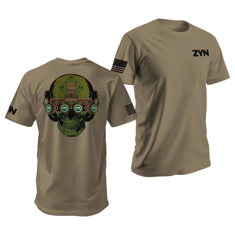 Zyn Special Forces Tshirt - Tactical Zyn Quad Night Vision Goggles ...