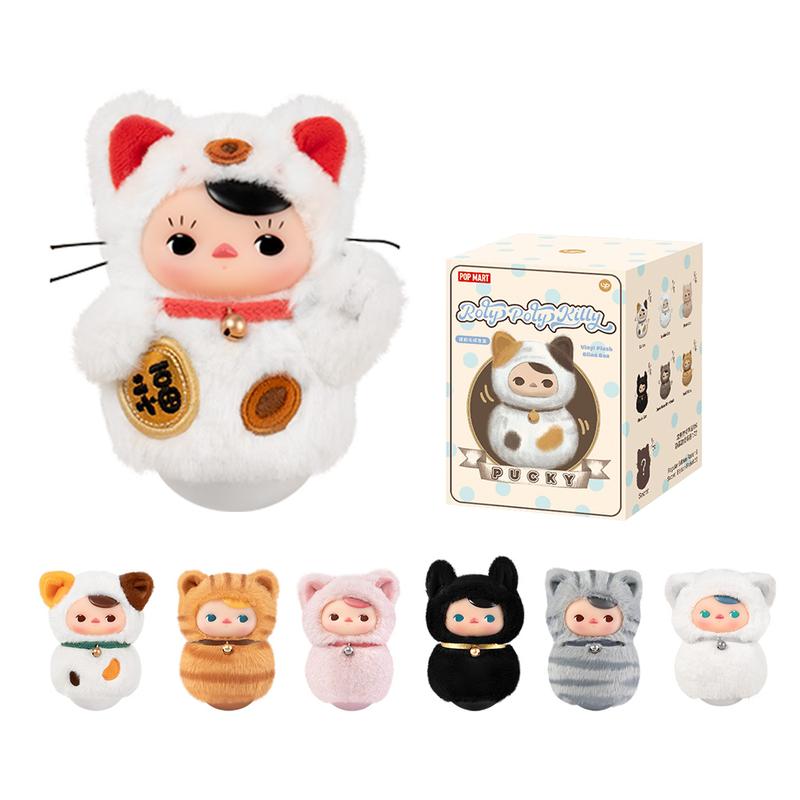 PUCKY Roly-Poly Kitty Series-Vinyl Plush, Blind Box - TikTok Shop
