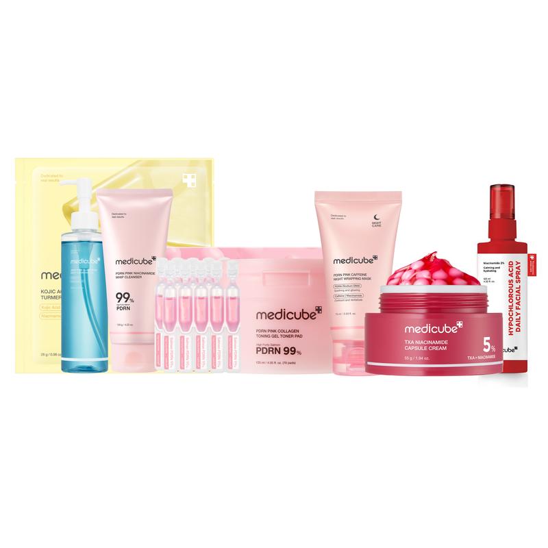 [medicube] Affordable Glow in a WEEK Set | Includes 9 NEW TOP-SELLING products | Achieve Glass ...