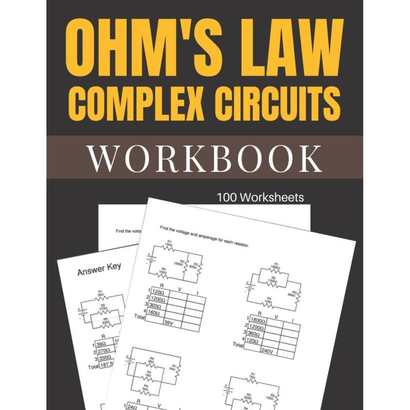 Ohm's Law Complex Circuits Workbook 100 Worksheets - TikTok Shop
