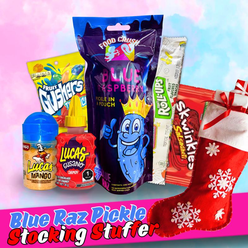 Blue Raz Pickle Kit Mexican Candy Stocking Stuffer Pickle Ki - TikTok Shop