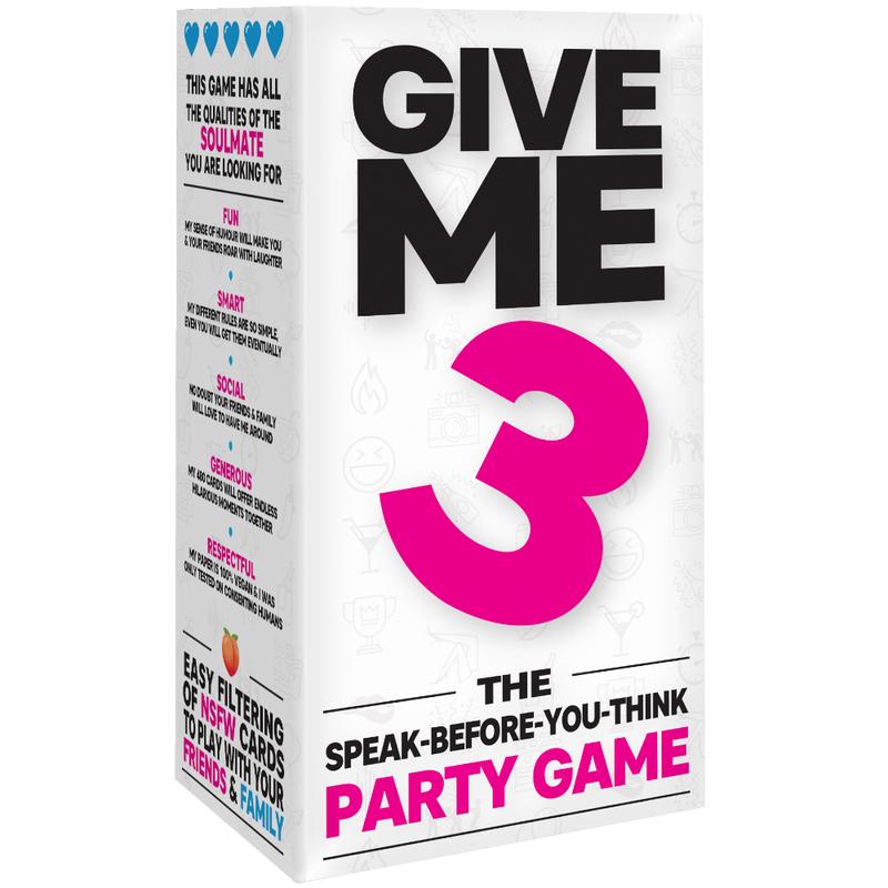 GIVE ME 3 - Fast Paced and Hilarious 10 Second Rule Adult Party ...