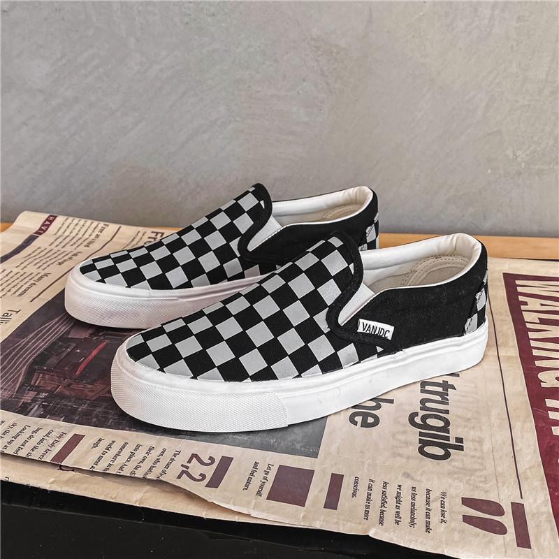 Slip-on Luminous Checkerboard Shoes, Bass Shoes, Replica Shoes - TikTok ...