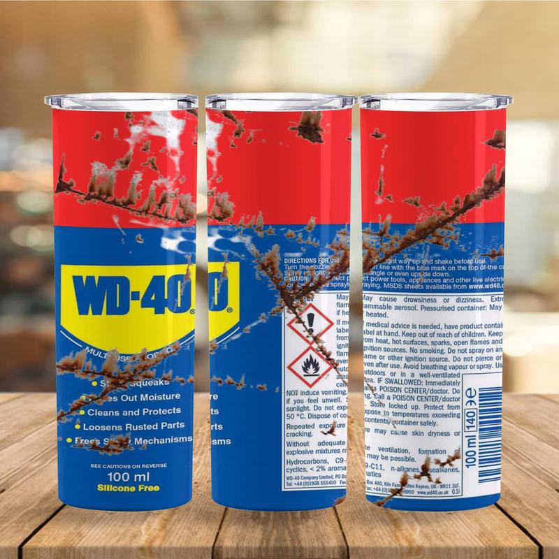 WD-40 Vintage Rust Tumbler 20oz, Insulated Stainless Steel Cup - TikTok ...