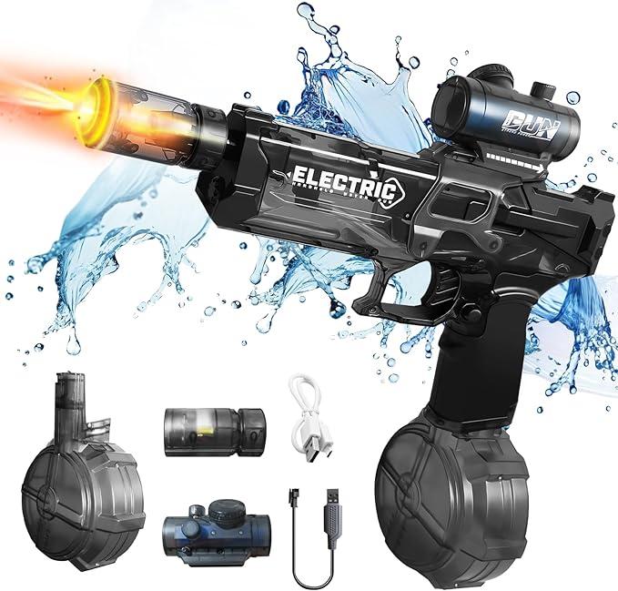 2025 NEW Electric Water Shooter, Water Blaster Swimming Pool - TikTok Shop