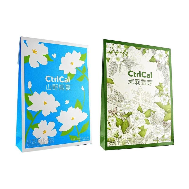 CtrlCal Jasmine Snow Bud & Wild Gardenia Summer Milk Tea Combo | 154g Each | Low Calorie, No ...