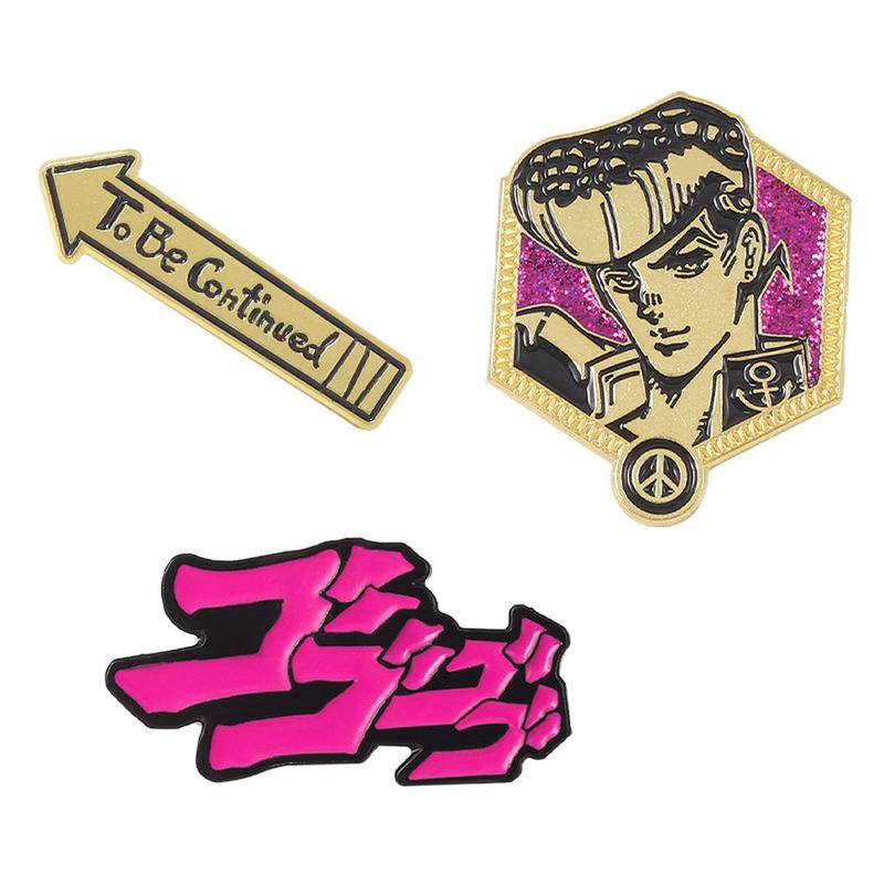 JoJos Bizarre Adventure Enamel Pins Custom Higashikata Josuk - TikTok Shop