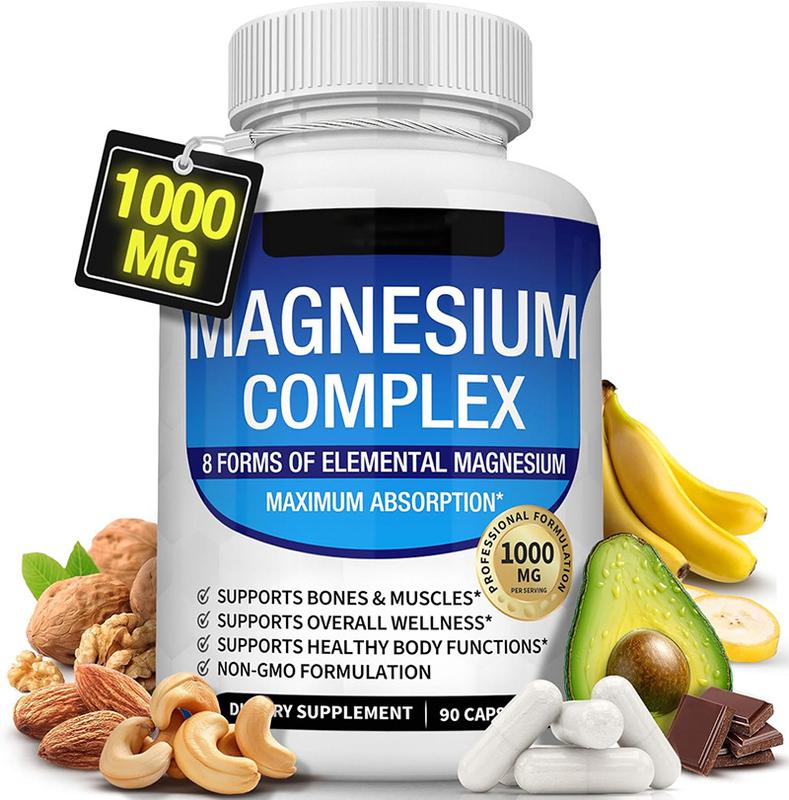 Magnesium Complex 8 EssentialMagnesium Supplement Fitness Edible ...
