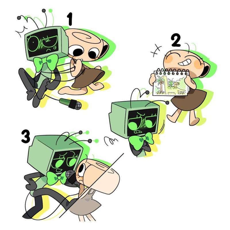 Shellyvision Dandy's world keychain: Shelly and Vee charm 3 versions ...