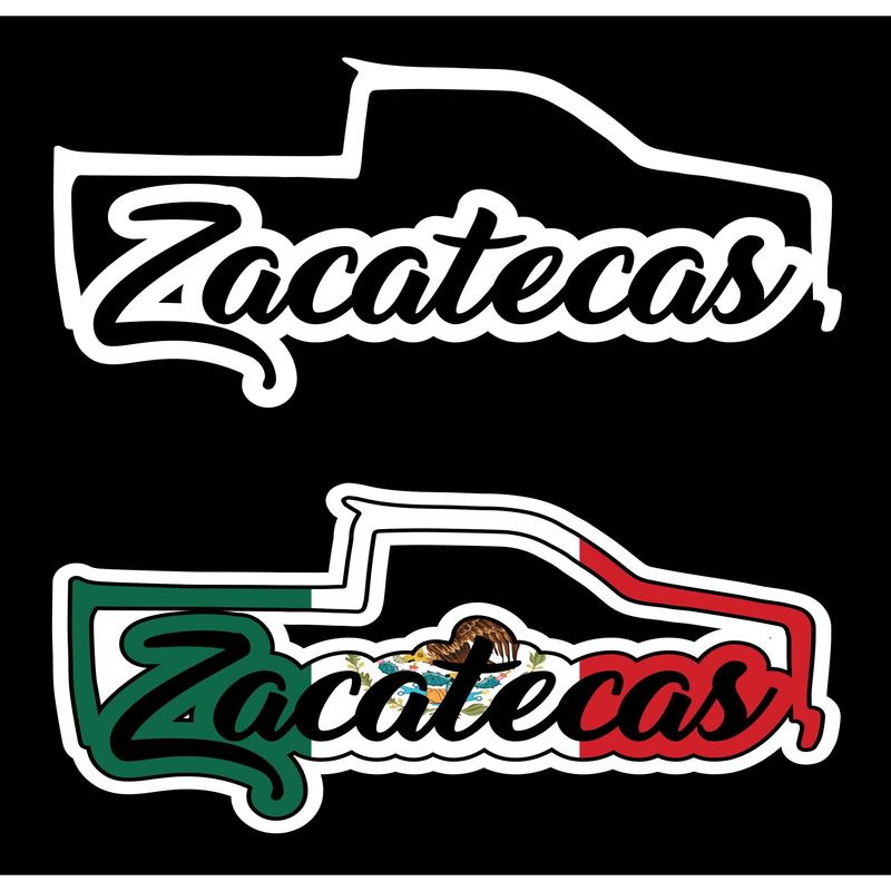 Zacatecas Decal Trokita Decal Car Window ZAC Vinyl Sticker Mexico ...