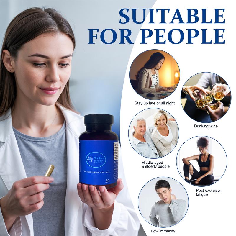 Pure Methylene Blue Capsules Supplement for Humans USP Grade - TikTok Shop