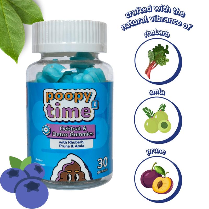 Poopy Time Debloat Gummies - Natural Health Dietary Supplement - TikTok ...