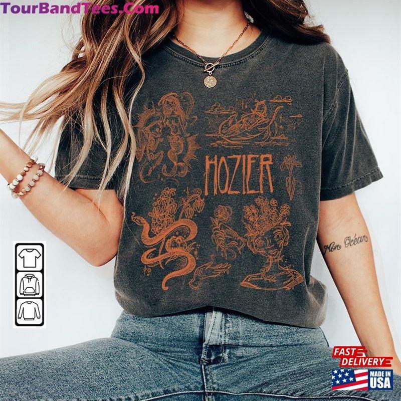 Hozier Doodle Art Shirt Vintage Lyrics Tattoo Album Graphic Design ...